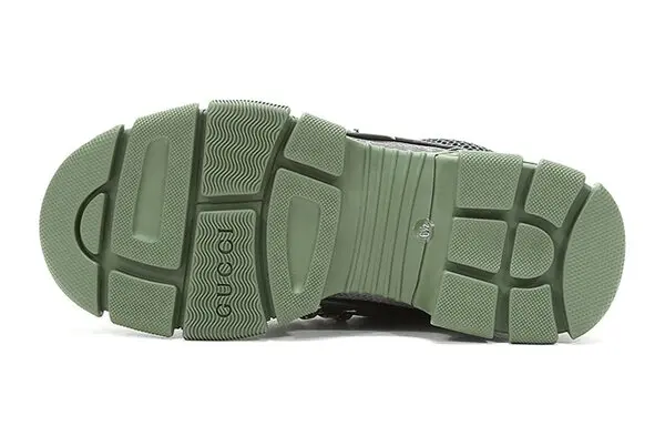 Gucci Flashtrek Sneakers - Green/black