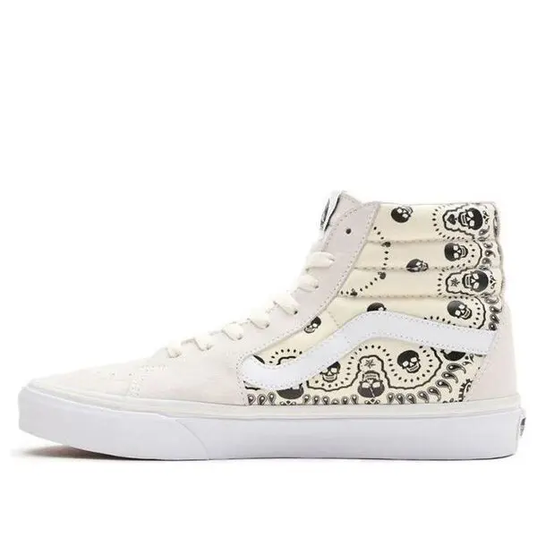 VANS Sk8-hi High Top Sneakers With Graphic Print - White