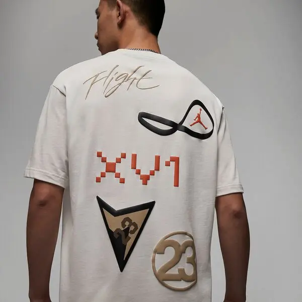 JORDAN Flight Heritage 85 T-shirts - Beige