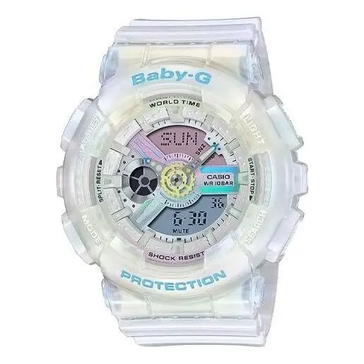 Casio Baby-g Digital-analog Watch - Clear/pink/yellow