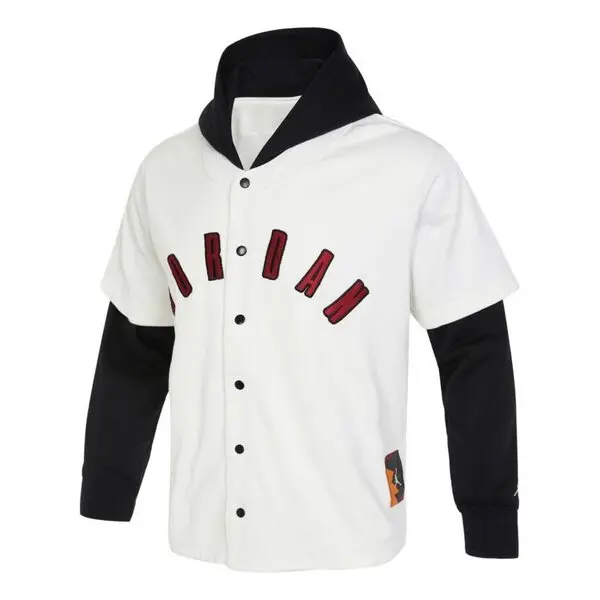 JORDAN Flight Mvp Hoodie - White/black