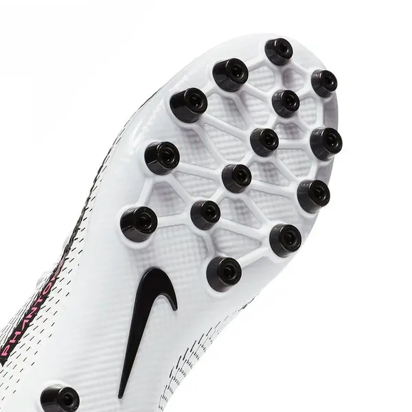 Nike Phantom Gt Academy Ag Football Boots - White/black/pink