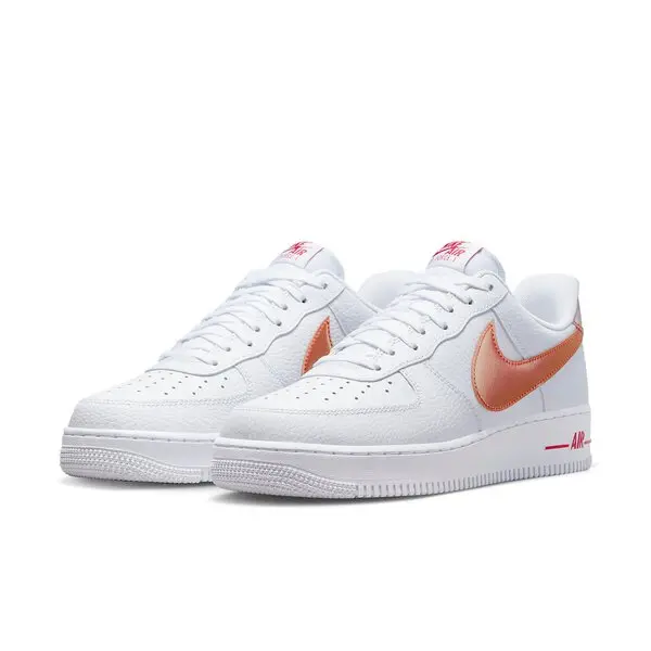 Nike Force 1 Low "jumbo Orange Swoosh" Sneakers