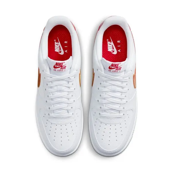 Nike Force 1 Low "jumbo Orange Swoosh" Sneakers