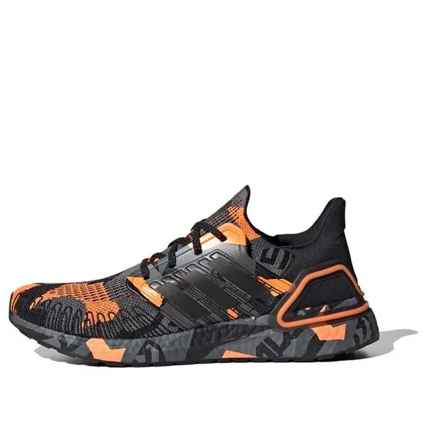 Adidas Ultraboost 20 Geometric Pack Sneakers - Black