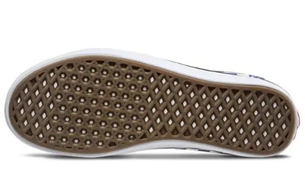 VANS Old Skool Comfycush Checkerboard Sneaker - Blue/white
