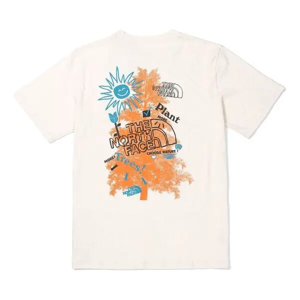 The North Face Short Sleeve Earth Day T-shirt - Beige