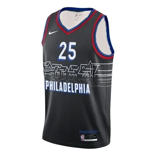 Nike Ben Simmons Philadelphia 76ers Basketball Jersey - Black