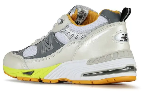 NEW BALANCE Aries X 991 Made In England - White/silvergray/orange
