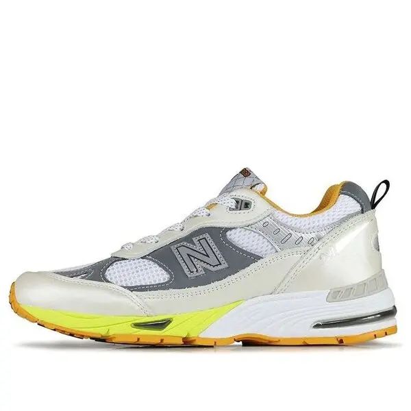 NEW BALANCE Aries X 991 Made In England - White/silvergray/orange