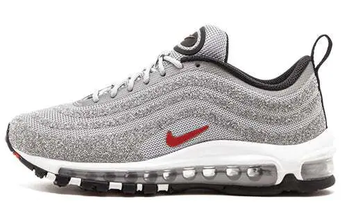 Nike Swarovski X Air Max 97 Lx 'silver Bullet' Sneakers - Metallic Silver/varsity Red