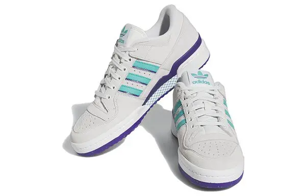 Adidas Originals Forum 84 Low Adv Sneakers - White/blue