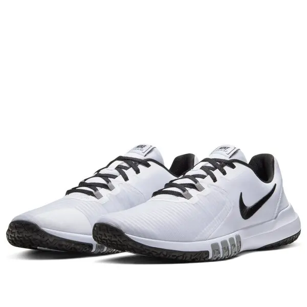 Nike Flex Control 4 Low Top Sneakers - White/black