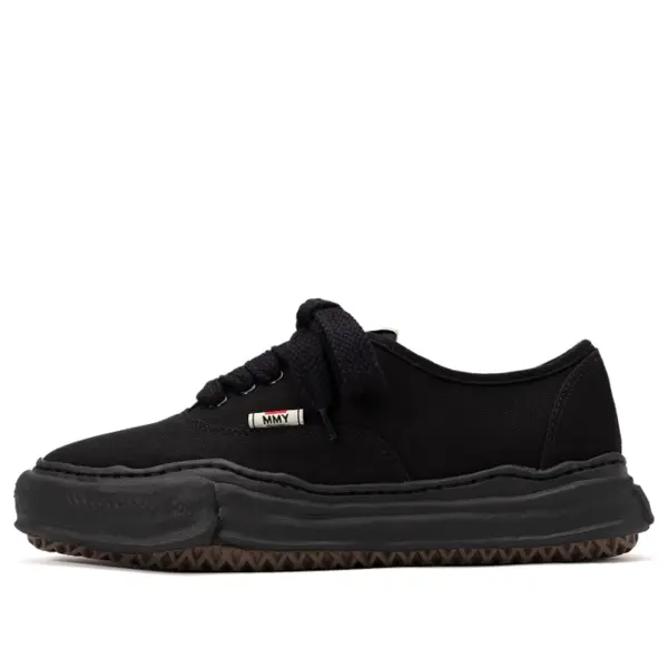 Mihara Yasuhiro Baker Og Sole Canvas Low-top Sneakers - Black