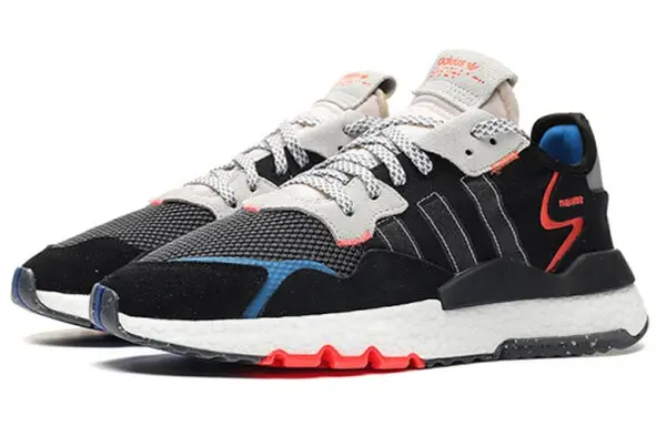 Adidas Nite Jogger "blue Bird" Sneakers - Black
