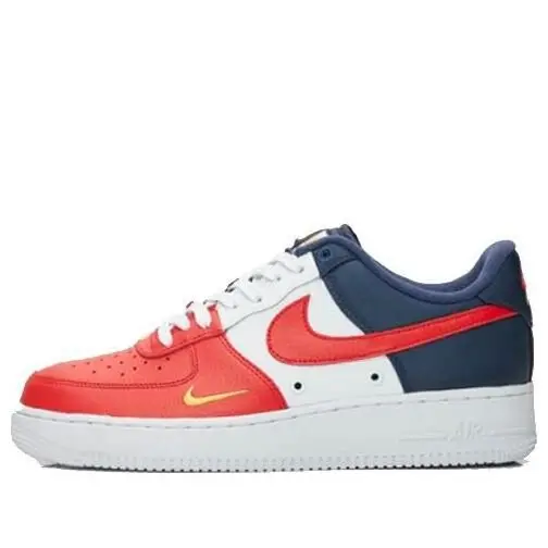 Nike Force 1 Low '07 Lv8 Athletic Sneakers - Red/white