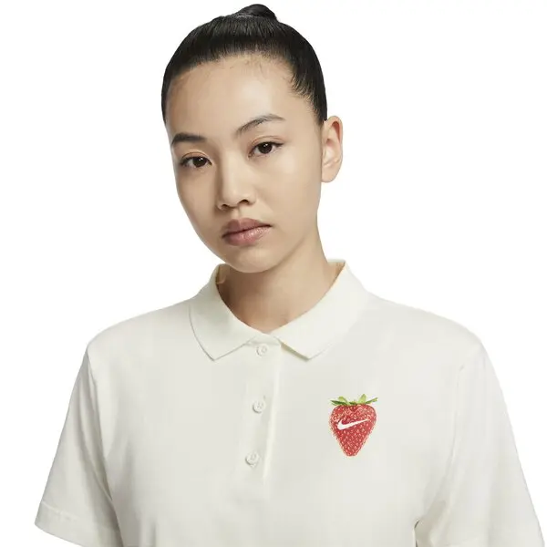 Nike Graphic Polo Shirt - White/red