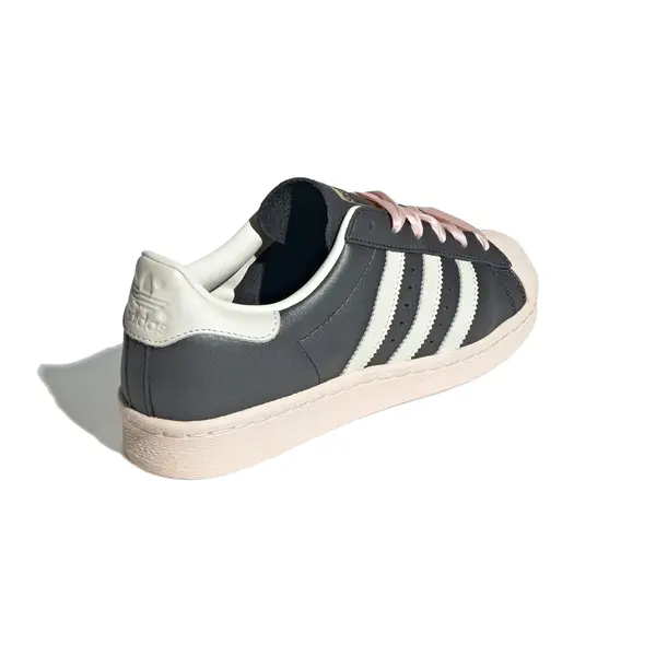 Adidas Superstar 82 Sneakers With Pink Ribbon Laces