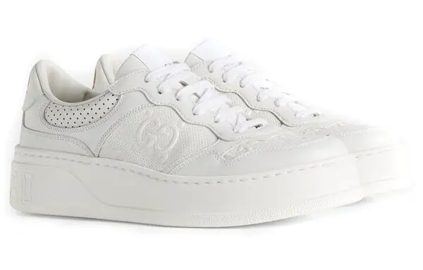 Gucci Embossed Platform Sneakers