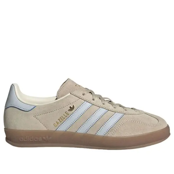 Adidas Gazelle Indoor Sneakers - Beige/blue