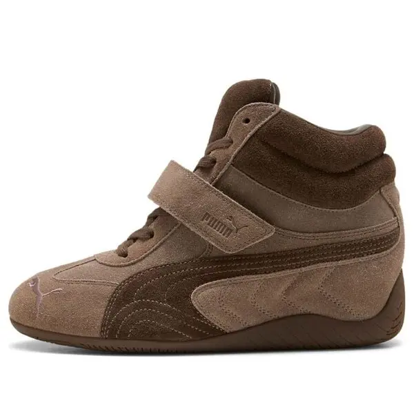 PUMA X Alexander Mcqueen Speedcat Mid Wedge Sneakers - Brown