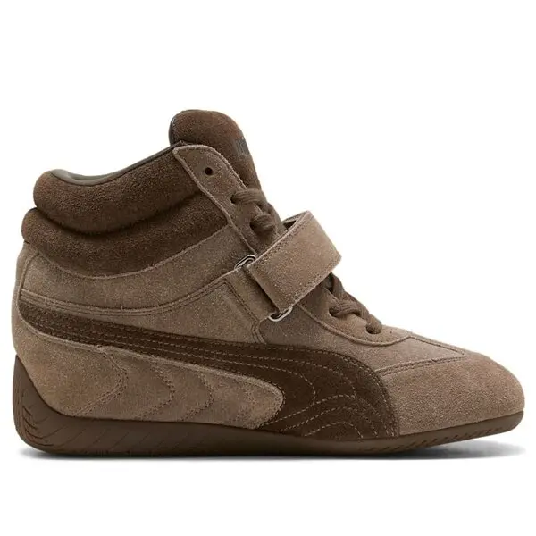 PUMA X Alexander Mcqueen Speedcat Mid Wedge Sneakers - Brown