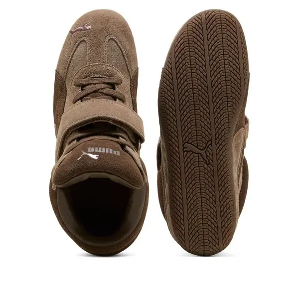PUMA X Alexander Mcqueen Speedcat Mid Wedge Sneakers - Brown
