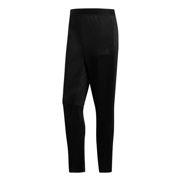 Adidas City Base Pant Solid Color Basic Sports Pants - Black
