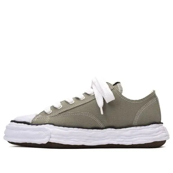 Mihara Yasuhiro Peterson 23 Og Sole Canvas Low Top Sneakers - Green