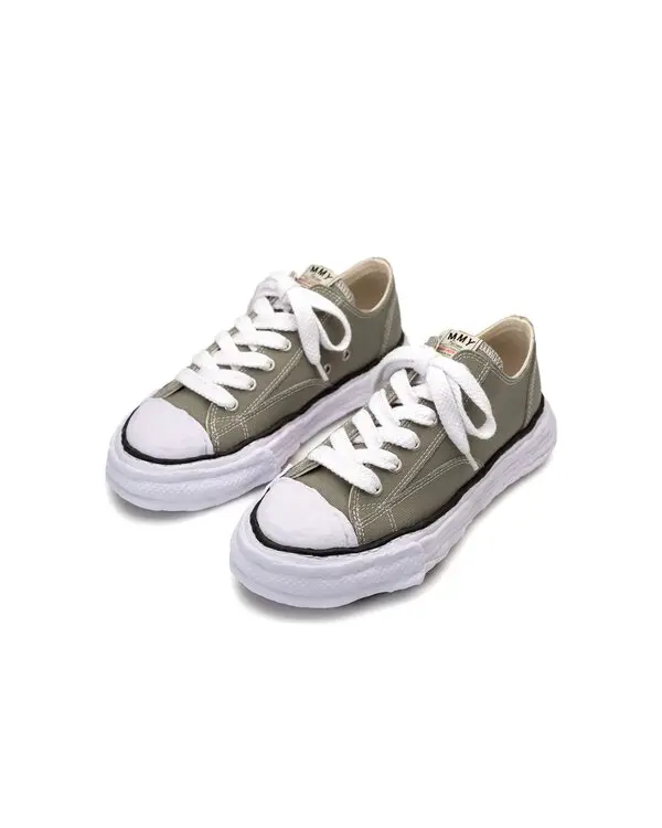 Mihara Yasuhiro Peterson 23 Og Sole Canvas Low Top Sneakers - Green