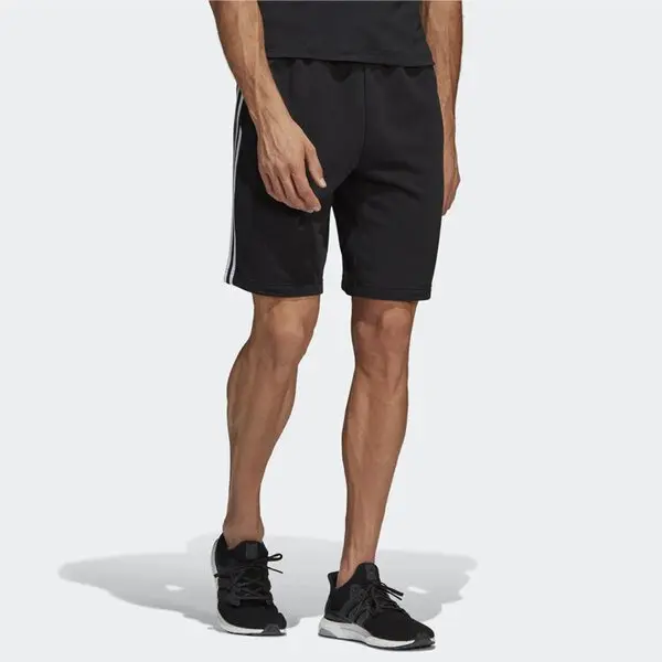 Adidas Sports Knit Shorts With Signature Stripes