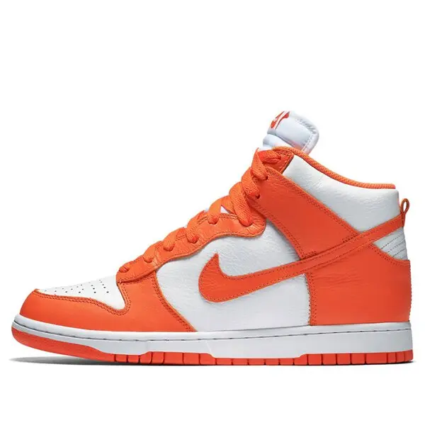 Nike Dunk High Retro Qs 'syracuse' Sneakers - White/orange