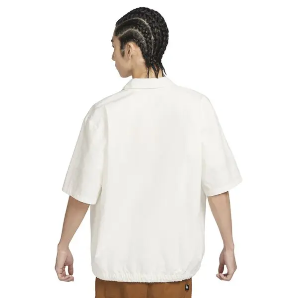 Nike Club Short Sleeve Oxford Button-down Shirt Asia Sizing 'sail