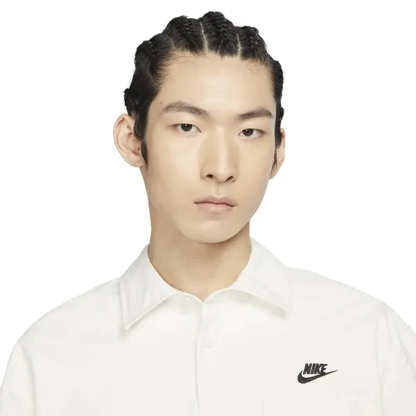 Nike Club Short Sleeve Oxford Button-down Shirt Asia Sizing 'sail