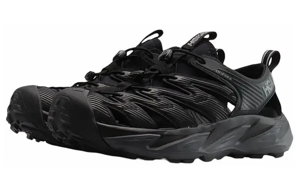 Hoka One One Hopara Athletic Sandals - Black