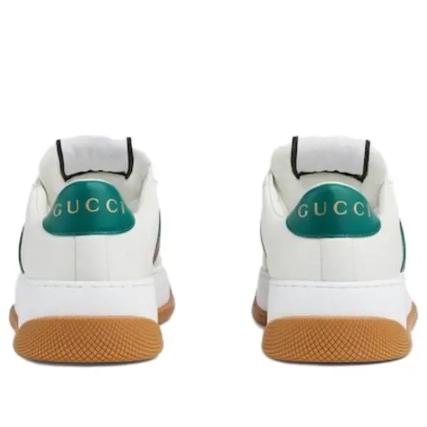 Gucci Screener Sneakers - White/green/red