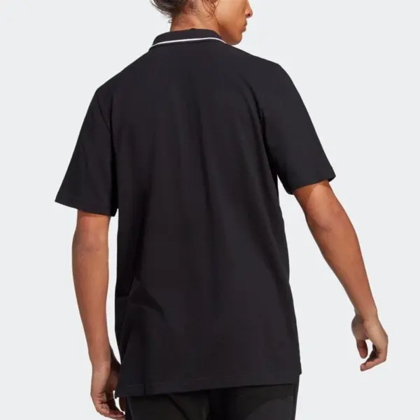 Adidas Essentials Small Logo Polo Shirt 'black - Black/white
