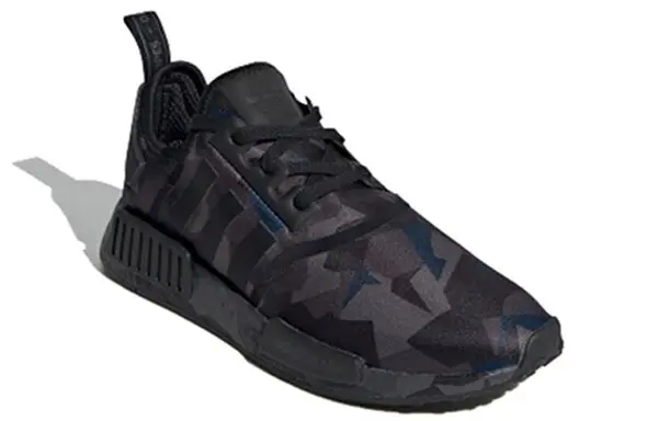 Adidas Nmd_r1 Fractal Camo Sneakers - Black