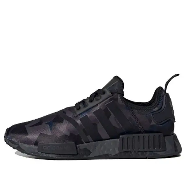 Adidas Nmd_r1 Fractal Camo Sneakers - Black