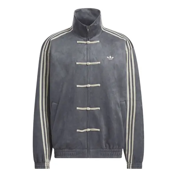 Adidas Ctt Track Jacket - Dark Grey