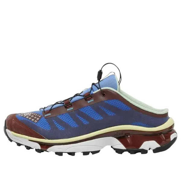 SALOMON X Mm6 Maison Margiela Xt-4 Mule - Ultramarine/rum Raisin/yellow Iris