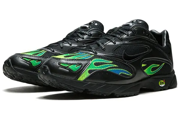 Nike X Supreme Zoom Streak Spectrum Plus 'black - Black/volt