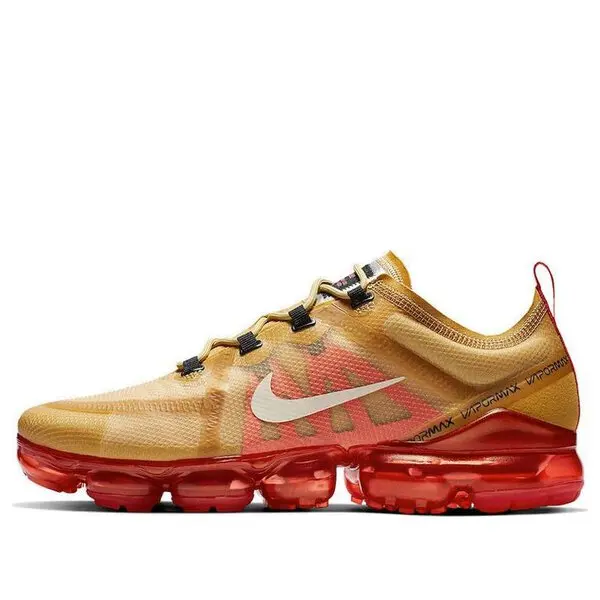 Nike Vapormax 2019 Sneakers - Gold/red