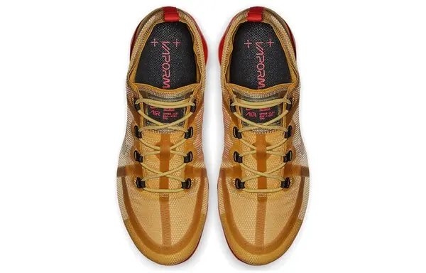 Nike Vapormax 2019 Sneakers - Gold/red