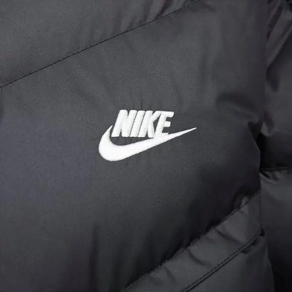 Nike Windrunner Primaloft Storm-fit Hooded Parka Jacket - Black/sail
