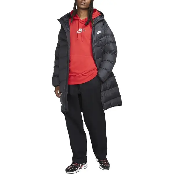 Nike Windrunner Primaloft Storm-fit Hooded Parka Jacket - Black/sail
