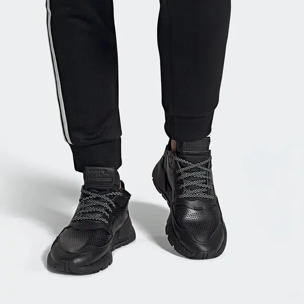 Adidas Nite Jogger Sneakers - Black