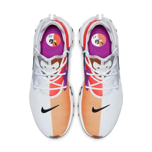 Nike Beams X React Presto 'dharma' Sneakers - White/orange