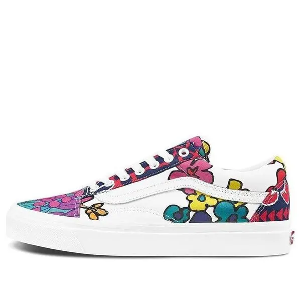 VANS Old Skool 36 Dx Anaheim Factory Floral Mix - White/purple/blue