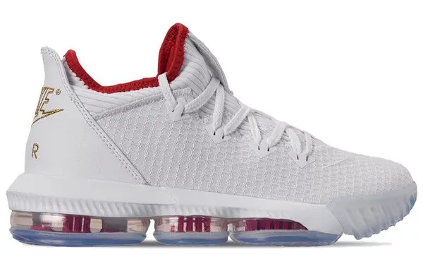 Nike Lebron 16 Low "draft Night" Basketball Sneakers - White/red